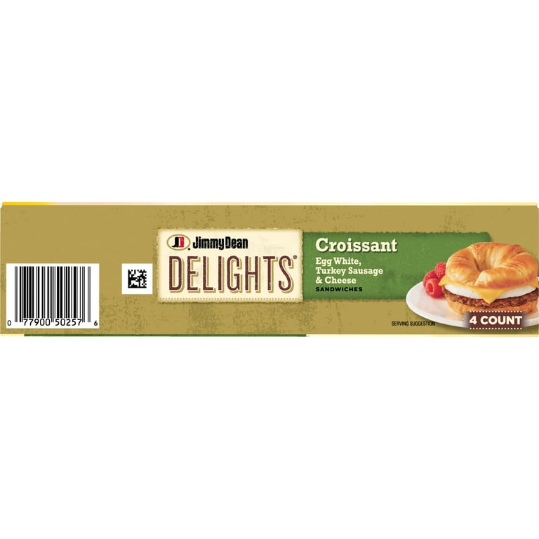 Jimmy Dean Turkey Sausage Sandwich Jimmy Dean Delights Breakfast