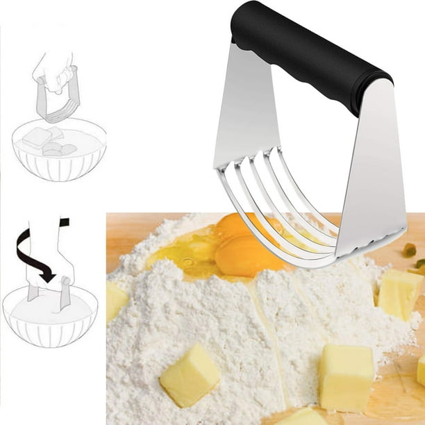 Dough Blender Stainless Steel Pastry Cutter Set Multipurpose Bench ...