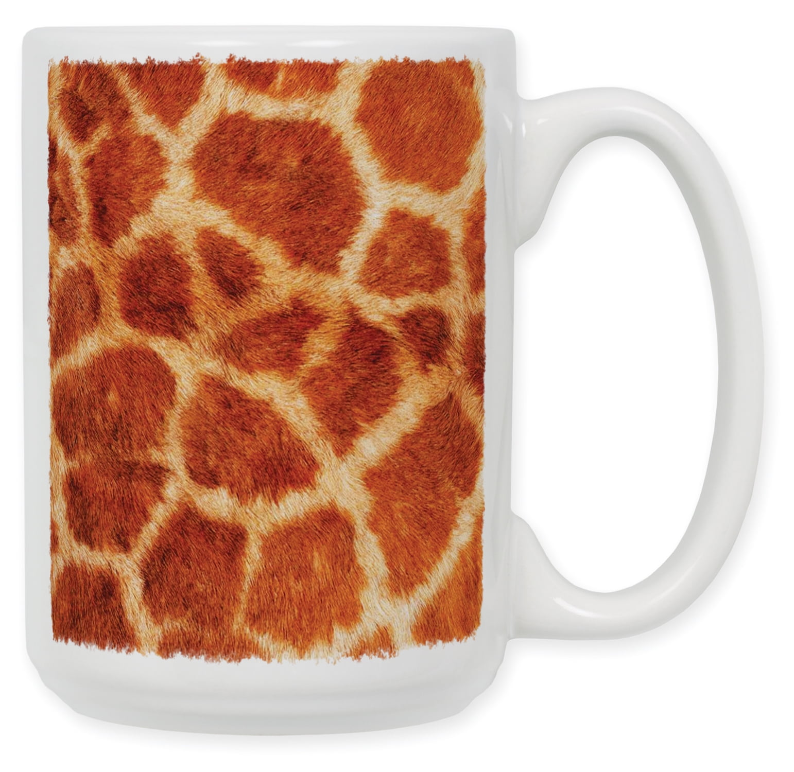 15 Ounce Ceramic Coffee Mug - Faux Giraffe Fur - Walmart.com