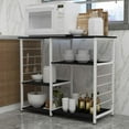 SOGES 3 Tier Kitchen Standing Bakers Rack Utility Microwave Oven ...