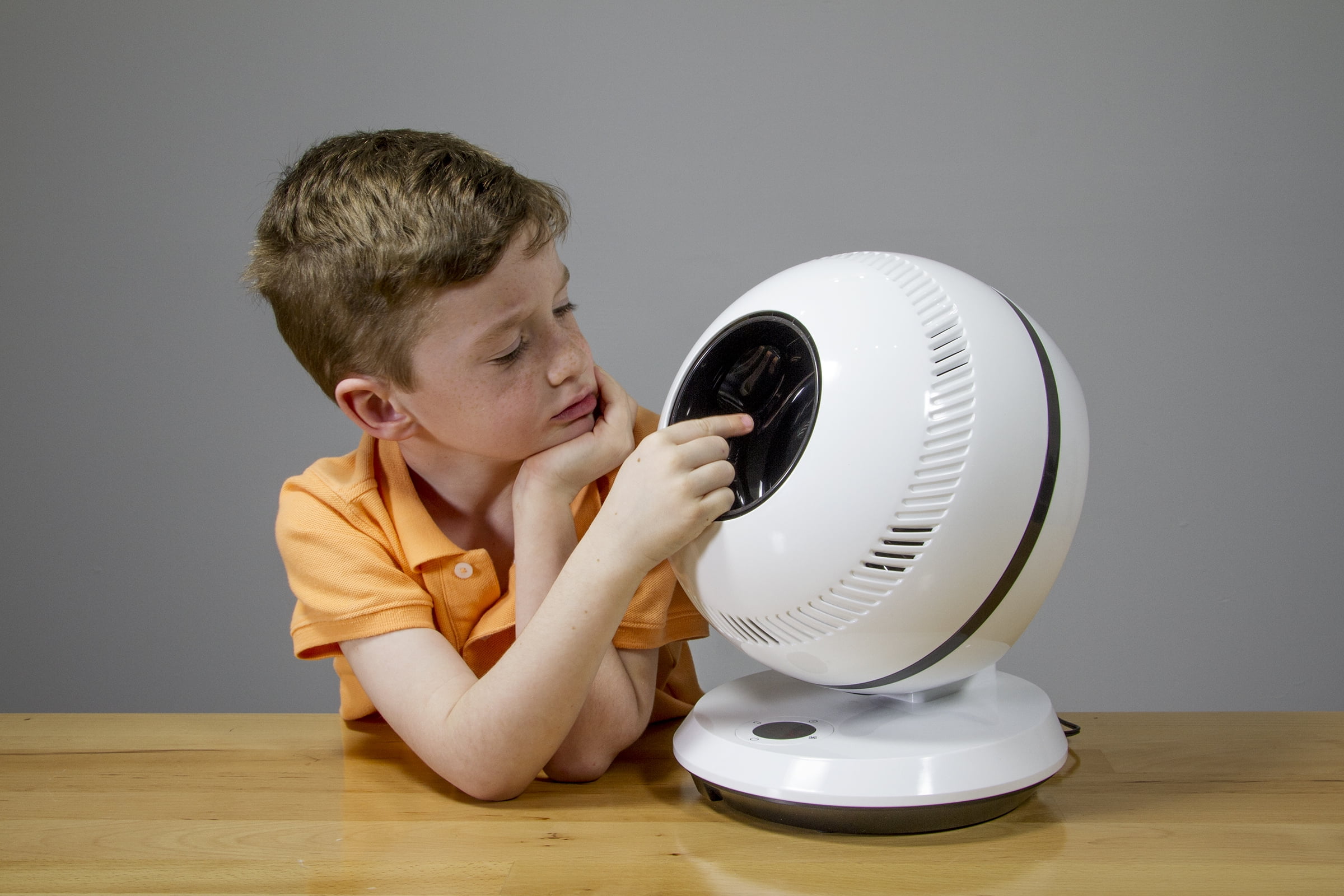 PureFlow Qt7 Bladeless 90 Degree Safe Oscillating Fan Quiet Operation ...