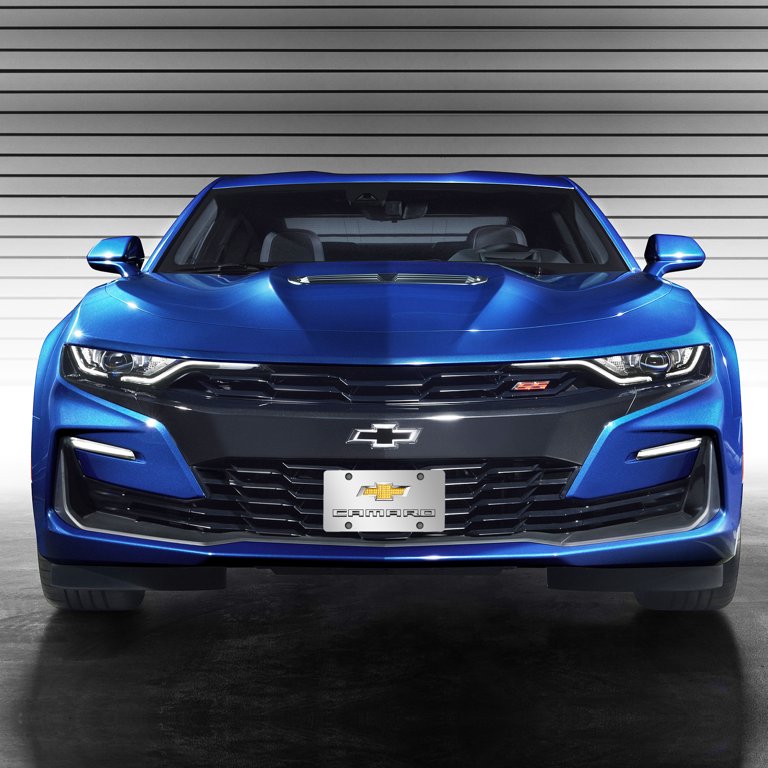 Black Camaro License Plate Eurosport Daytona® 3305N-SSR-1 - GM Black ...