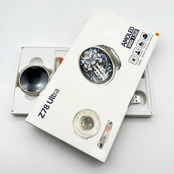 Reloj inteligente Heldig con pantalla redonda para medir frecuencia ...