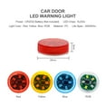 Wireless magnetic car opening door warning light led strobe flashing ...