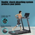 RUNOW 3.0HP Foldable Treadmill with 12% Auto Incline, 10 MPH, Desk ...
