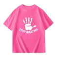 Casual Shirts for Tween Girls Kindness Day Short Sleeve Round Neck ...