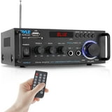 Pyle Wireless Bluetooth Stereo Power Amplifier - 200W Dual Channel ...