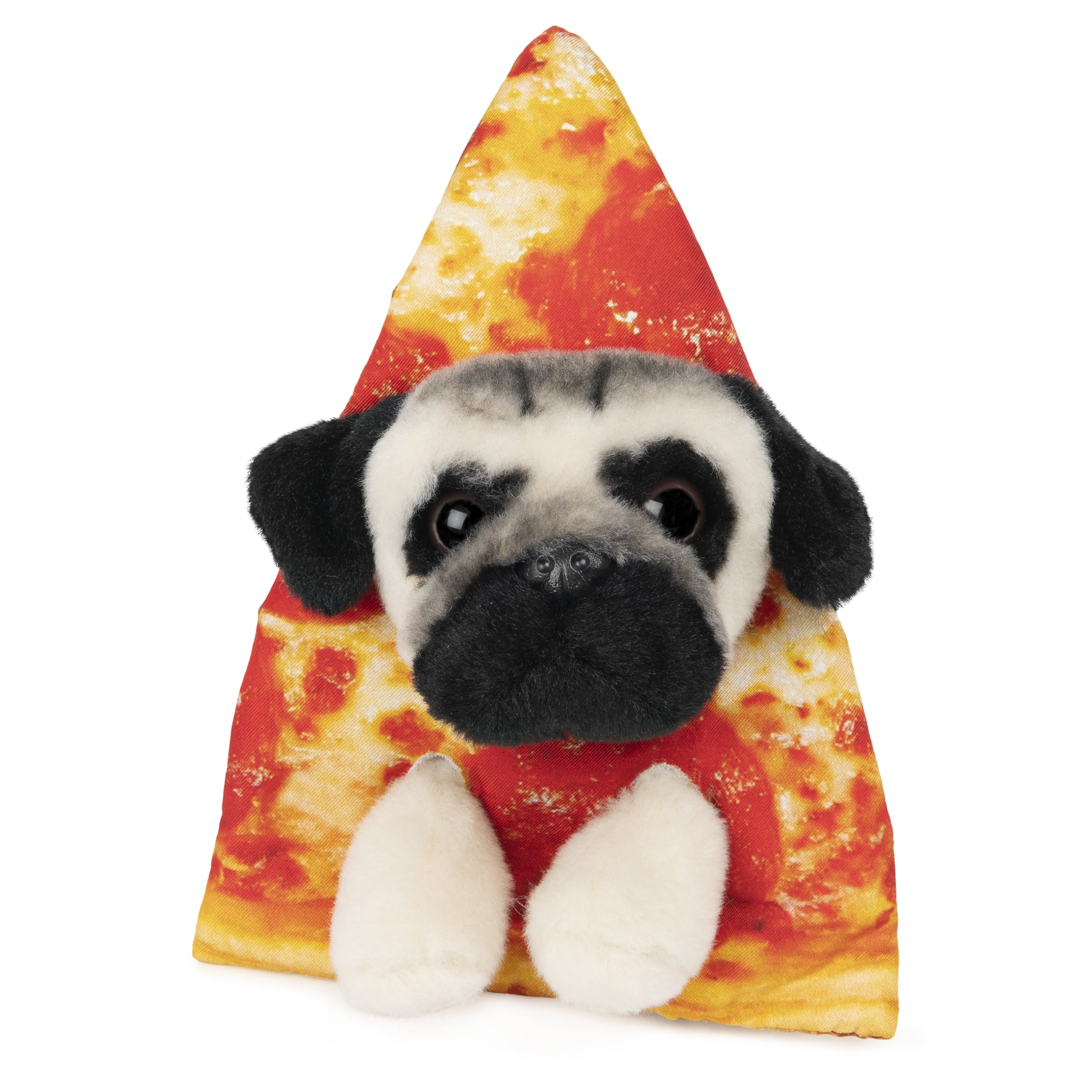 GUND Doug the Pug Stuffed Animal Plush with Cheese Pizza Slice, 5 ...