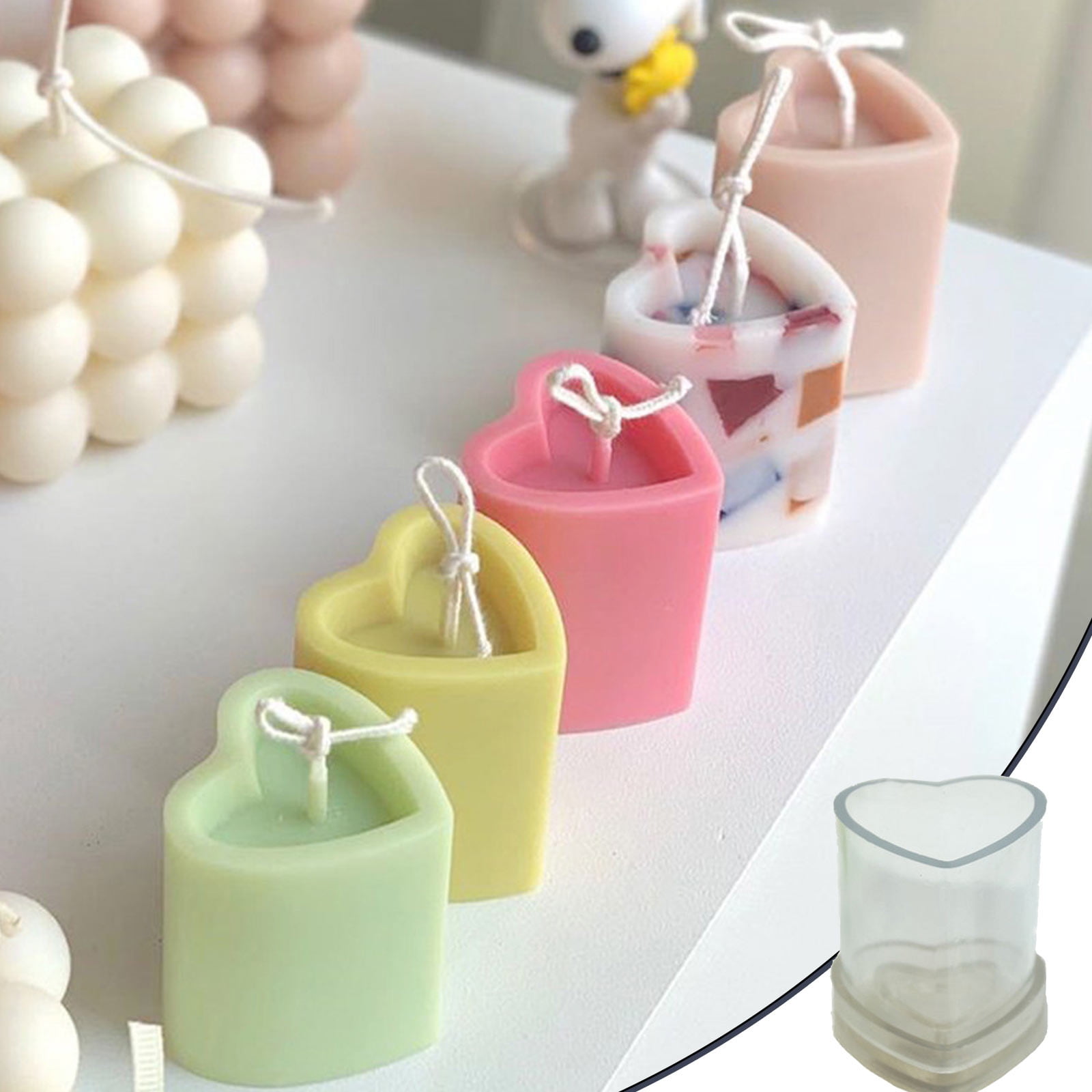Click here for Hhsfuzhuangggg Candle Mould Heart Shaped Candle Mo... prices