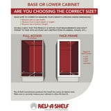 Rev-A-Shelf BDC-200-11 Small Kitchen Bread Drawer Cover Kit, White ...