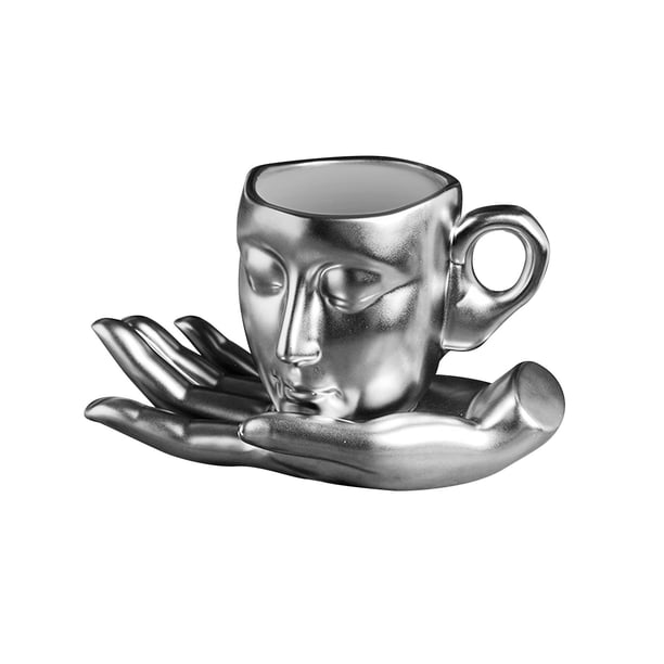 Lipstore 260ml Abstract Art Novelty Human Face Pattern Mug for Beverage ...