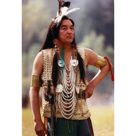 Graham Greene Portrait in Native American Outfit Photo Print (24 x 30 ...