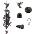 Large Deep Tone Memorial Wind Chimes for Outside Sympathy Gift Cardinal ...