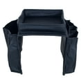 Trademark 1pc Black 6 Pocket Arm Rest Organizer w/ Table-Top - Walmart.com