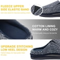 ONCAI Slipper for Men with Arch Support,Cotton-Blend Memory Foam House ...