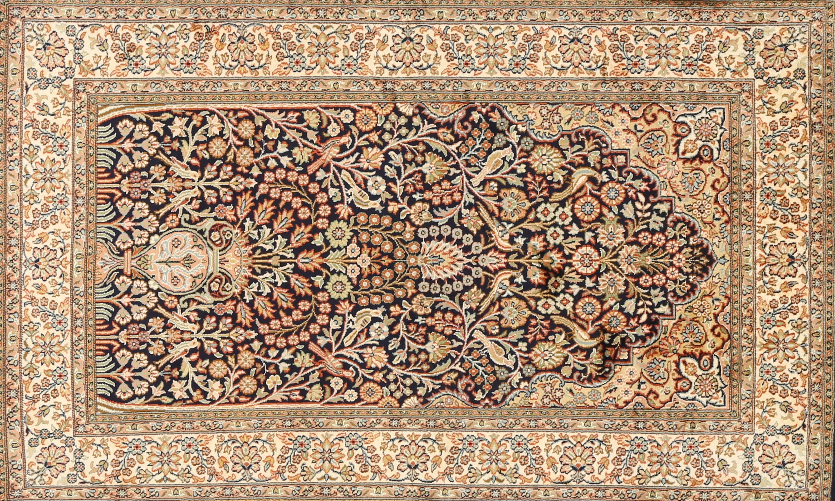 Ahgly Company Indoor Rectangle Traditional Sienna Brown Persian Area ...