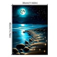 Diamond Painting Kit Night Sky Theme 30x15.7 in Canvas Art with Acrylic ...
