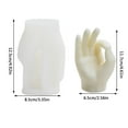 Candles and Holders Gesture DIY OK Biye Finger Shape Candlesticks ...