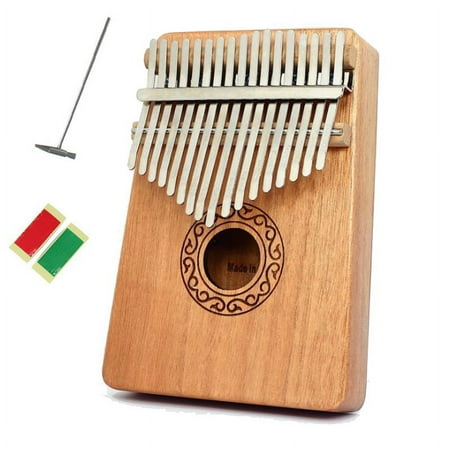 Kalimba Kit 17 Keys Thumb Piano Wooden Thumb Piano Vintage Portable ...