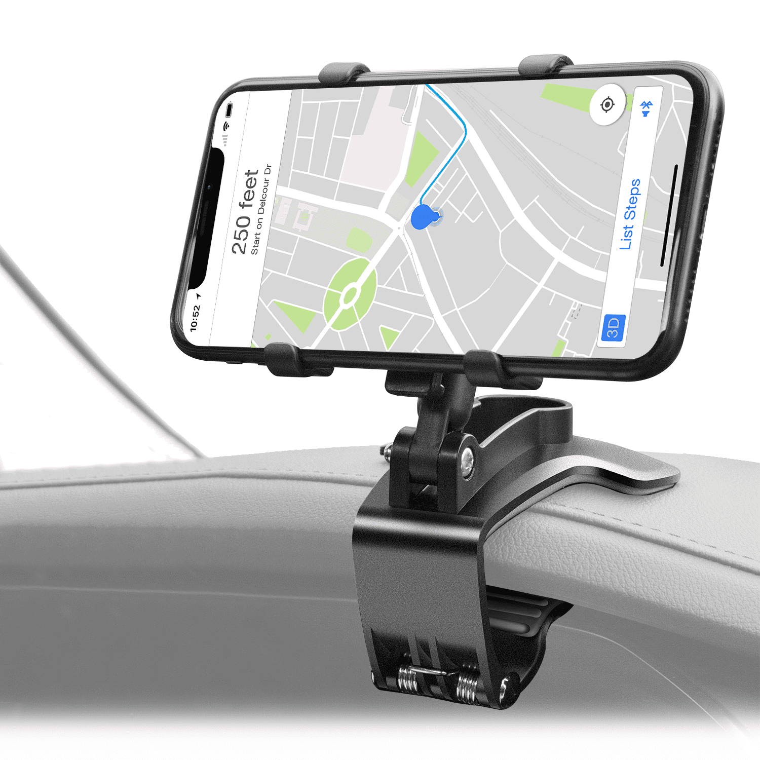 Click here for Premier Clip Phone Mount For All Car Dashboards On... prices