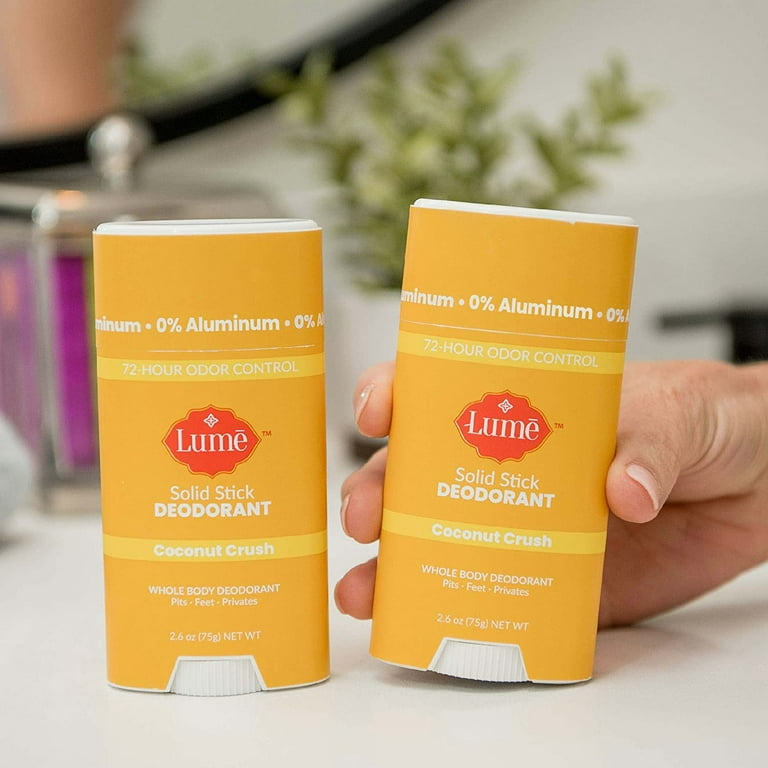 Lume Natural Solid Deodorant Stick Whole Body Deodorant