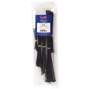 GROTE 83-6041 Dual Clamp Tie,Black,19-1/8",150lb.,PK50 - Walmart.com