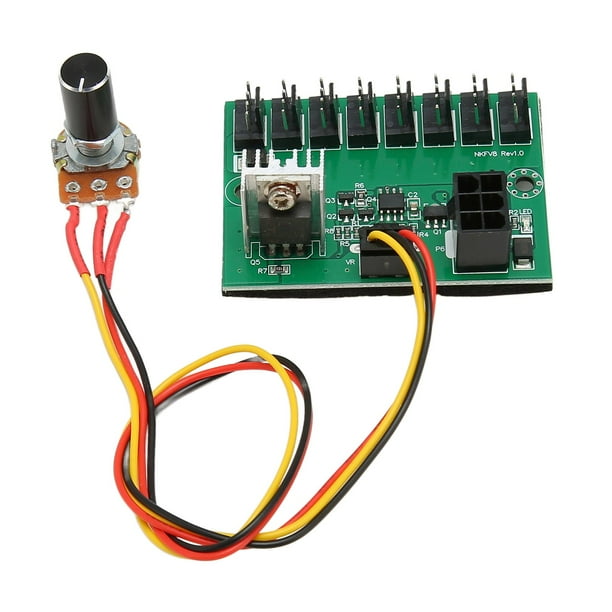 PC Fan Speed Controller Hub,PWM Fan Hub DC Way Fan Adapter PWM Fan Hub ...