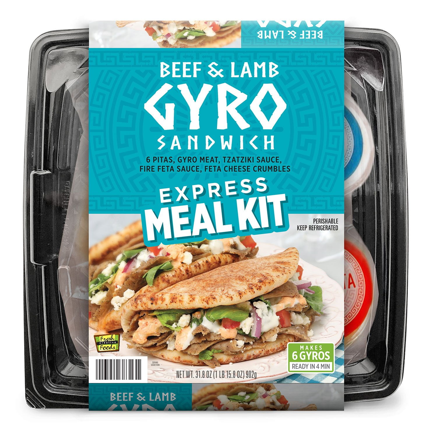 Fresh Creative Foods Gyro Express Meal Kit, 31.8 oz. - Samsclub.com