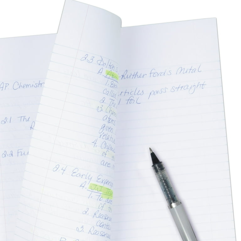 Notebook Paper Write Way Wide Ruled Filler Paper - 3-Hole Punched For ...
