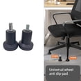 YIGSECU Pack Of 5 Fixed Castors Stationary Chair Feet set for Office ...