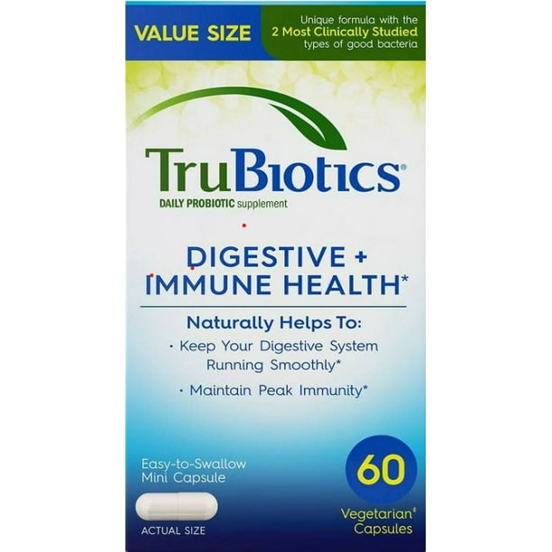 TruBiotics, Daily Probiotic Supplement for Digestive and Immune Health ...