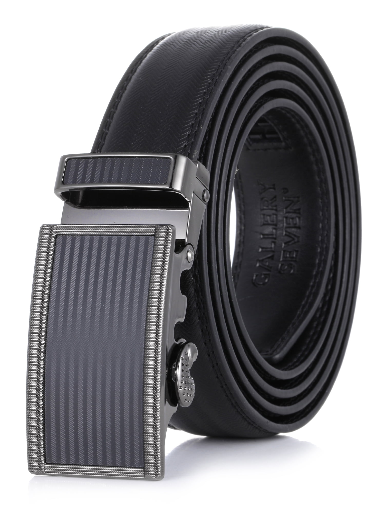 Zigzag Leather Ratchet Belt - Walmart.com