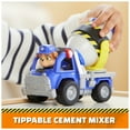 Rubble & Crew, Cement Mixer Truck with Mix Action Figure, Toys for Kids ...