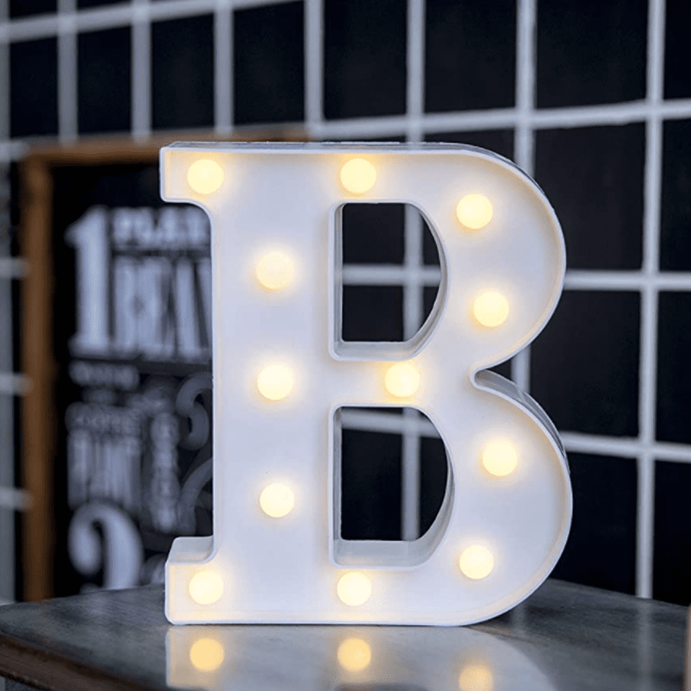Letras Luminosas Led /22cm / Lampara Decorativa / Abecedario / LETRA ...