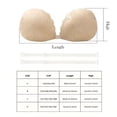 3 Pairs of Colorful Self-Adhesive Bras - Invisible Backless Push-Up Bra ...