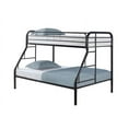 Morgan Black Twin Full Bunk Bed - Walmart.com