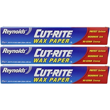 Cut-Rite Wax Paper by Reynolds 75 Sq.Ft - Pack of 3 - Walmart.ca