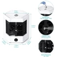 2 Pack Portable Mini USB Air Conditioner |2 x 200ml Ice Box, 2 Speed ...