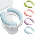 AUQ 2026 New Bathroom Warmer Plush Toilet Seat Cover Pads,4 Count for ...