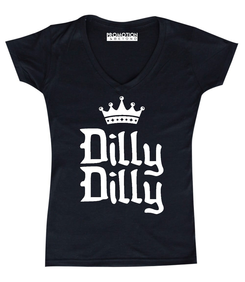 Dilly Dilly Funny Beer Commercial Viral Women's V-neck, L, Black ...