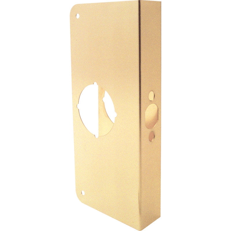 1 3 4 In X 9 In Thick Solid Brass Lock And Door Reinforcer 2 1 8 In 1 3 4 In X 9 In Thick Solid Brass Lock And Door Reinforcer 2 1 8 In