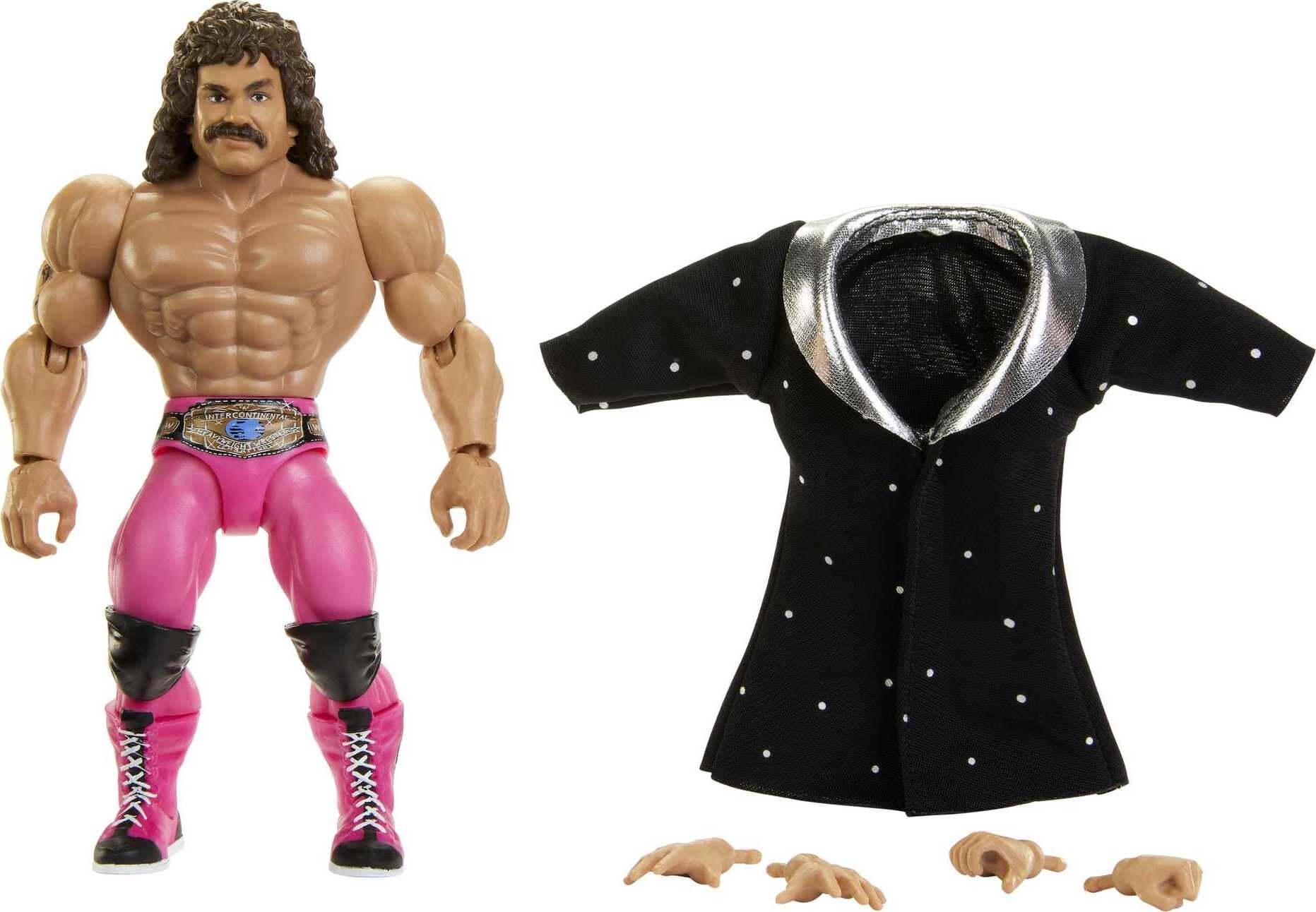 WWE Action Figures, Retro Superstars “Ravishing” Rick Rude Figure, WWE ...