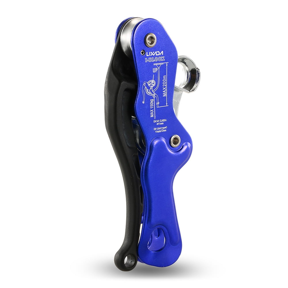 Lixada Outdoor Stop Descender Self-braking Self Locking Descender ...