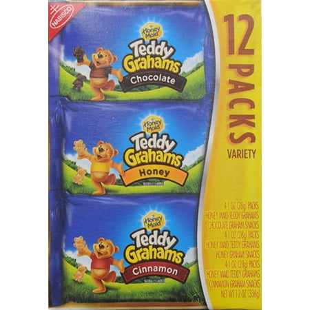Nabisco Teddy Grahams Chocolate, Honey, & Cinnamon Graham Snack, 1 Oz ...