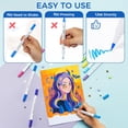 Ohuhu Acrylic Paint Markers, 36 Colors, Fine & Dot Tips, Cotton-Core ...