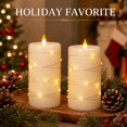 Rechargeable LED Flameless Candles with Remote, 2 Pack Ivory - Walmart.com