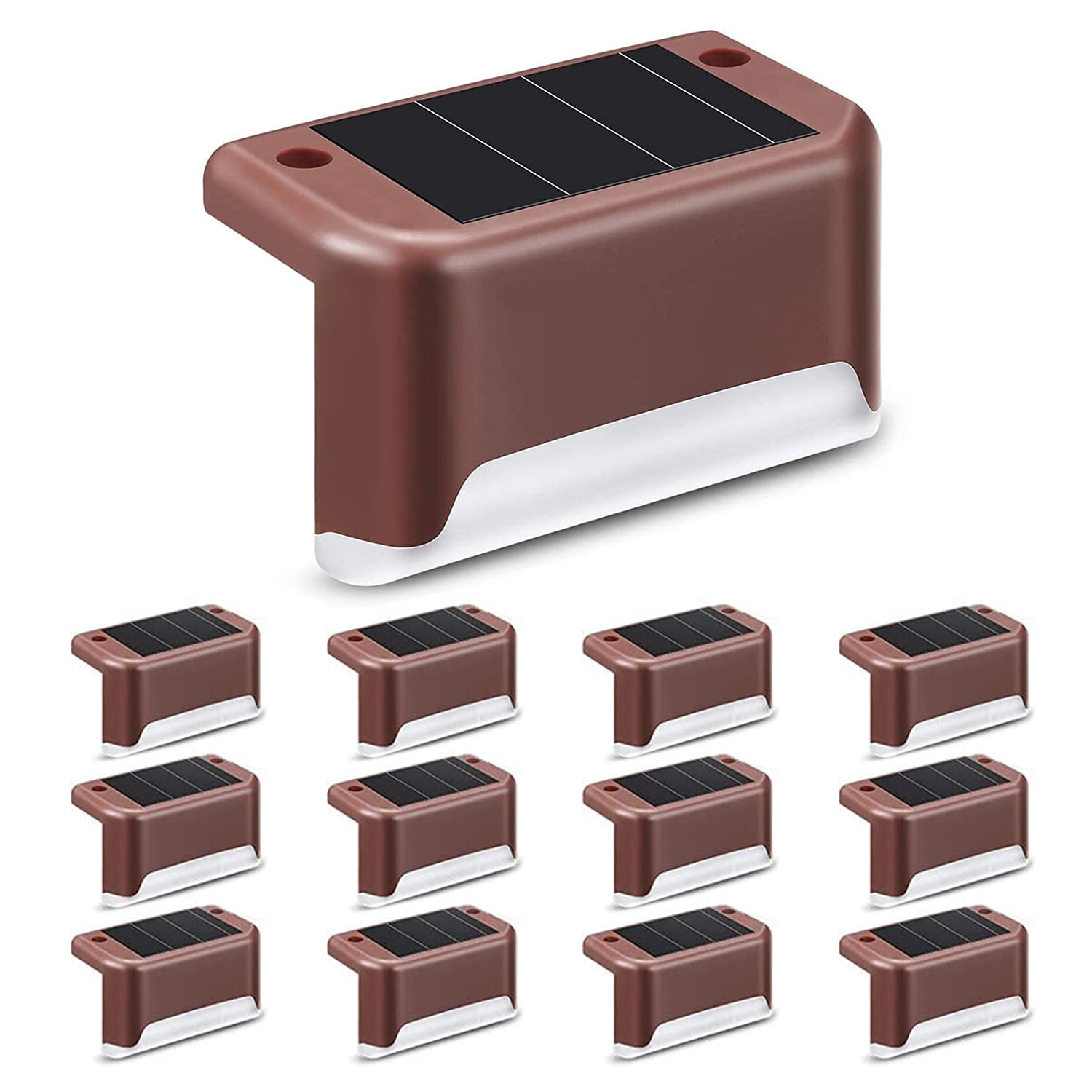 Click here for Amdohai 12 Pack Solar Deck Lights Outdoor Solar St... prices