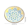 Bohemian 5 Inch Small Plate Ceramic Appetizer Dip Dish Multipurpose Hot ...