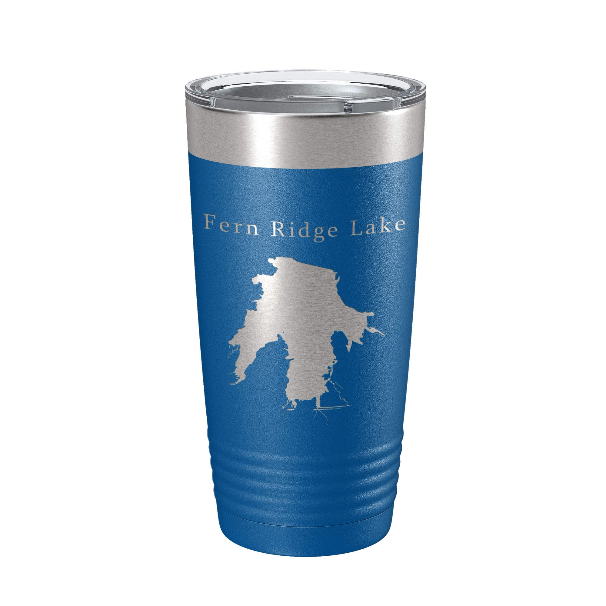 Fern Ridge Lake Map Tumbler Travel Mug Insulated Laser Engraved Coffee ...