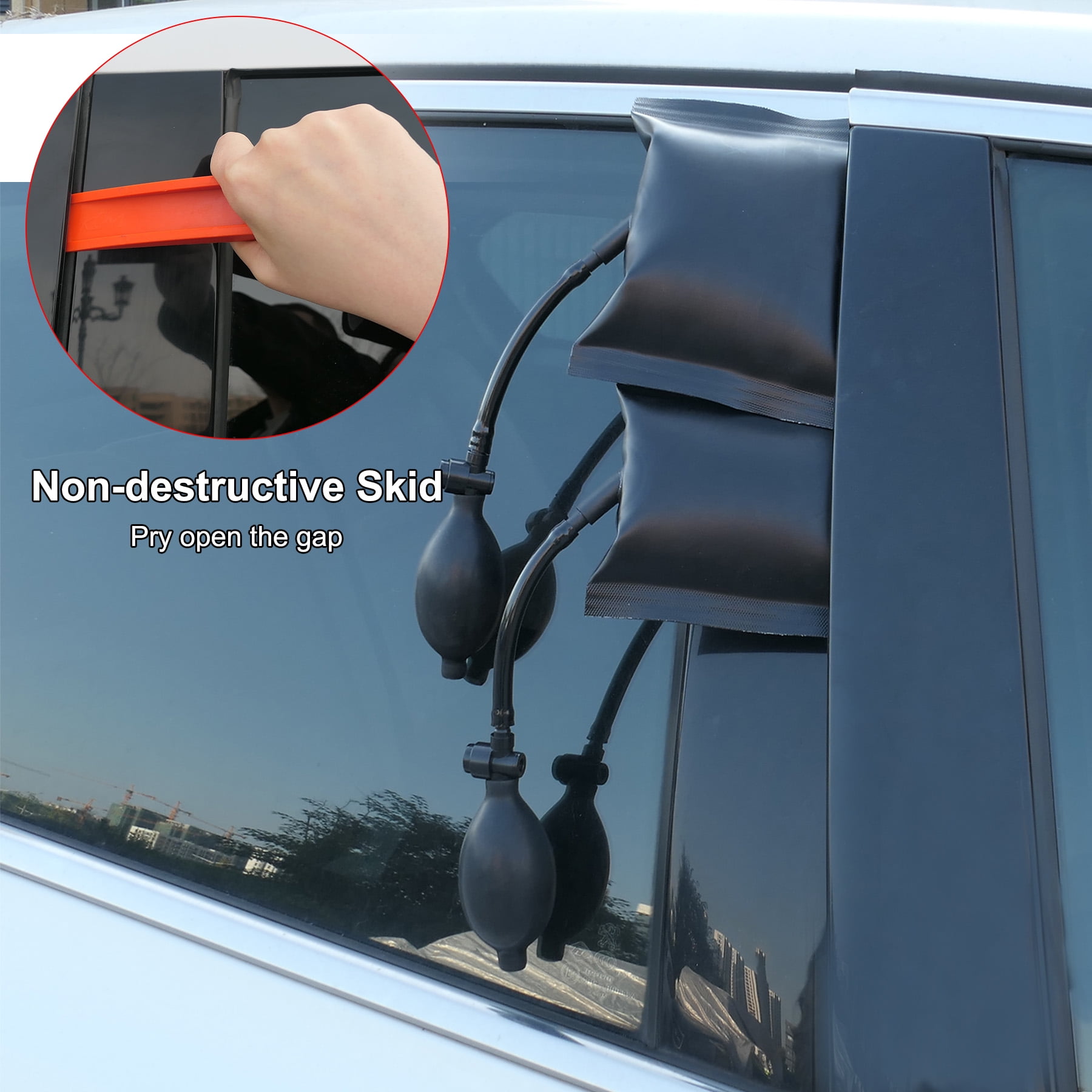 Buy AUGREX Adjustable Car Lockout Tool Kit Emergency Vehicle Unlock ...